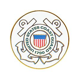 PIN-USCG LOGO B (SML) Wholesale and military products