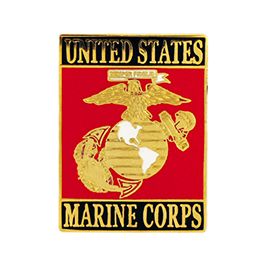 PIN-USMC LOGO,RECTANGLE Wholesale and military products
